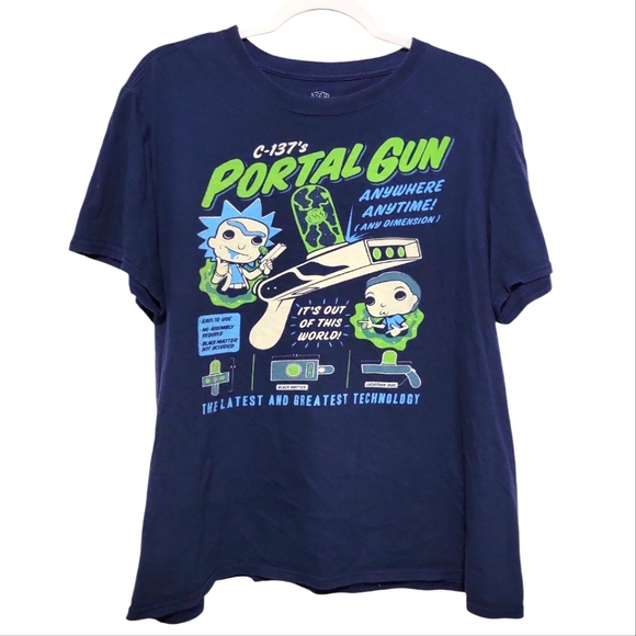 Funko | Shirts | Funko Pop Tees Adult Swim Rick And Morty Graphic ...
